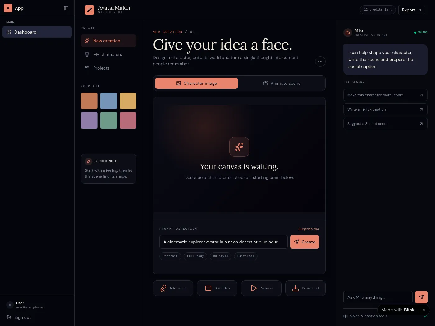 AvatarMaker Studio