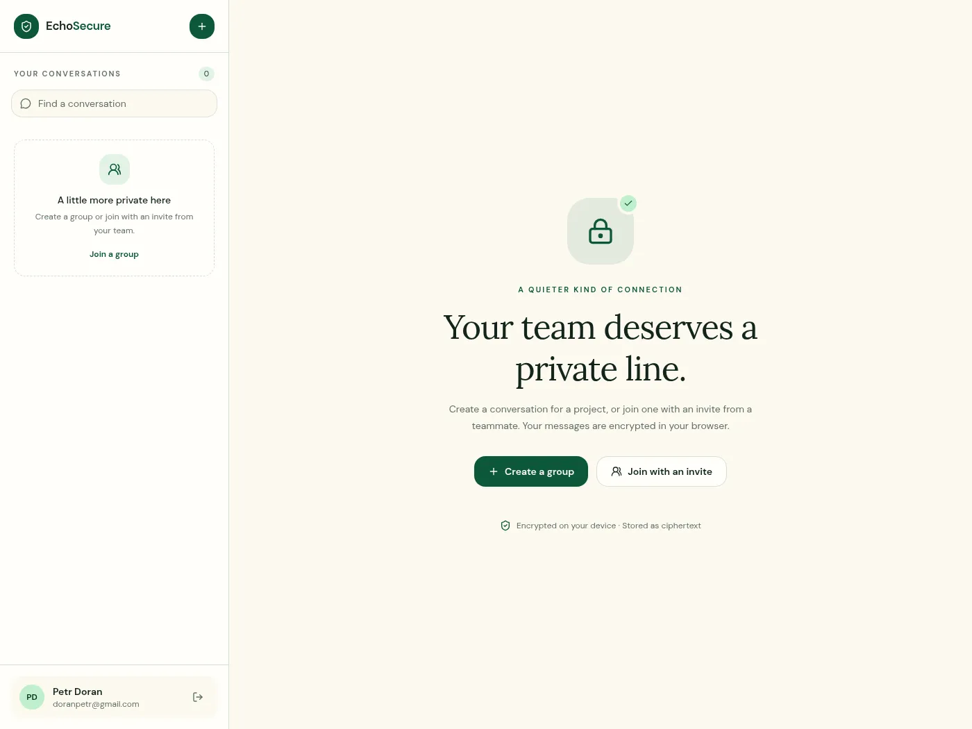 EchoSecure Messenger
