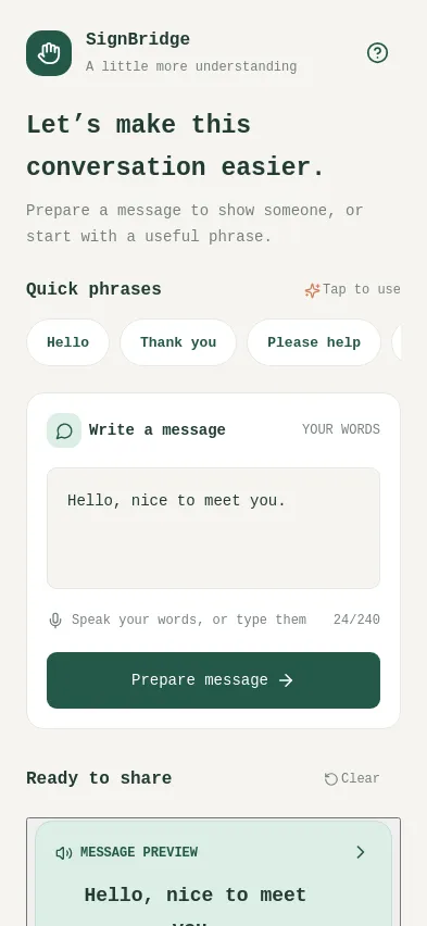 SignLang Global Assistant