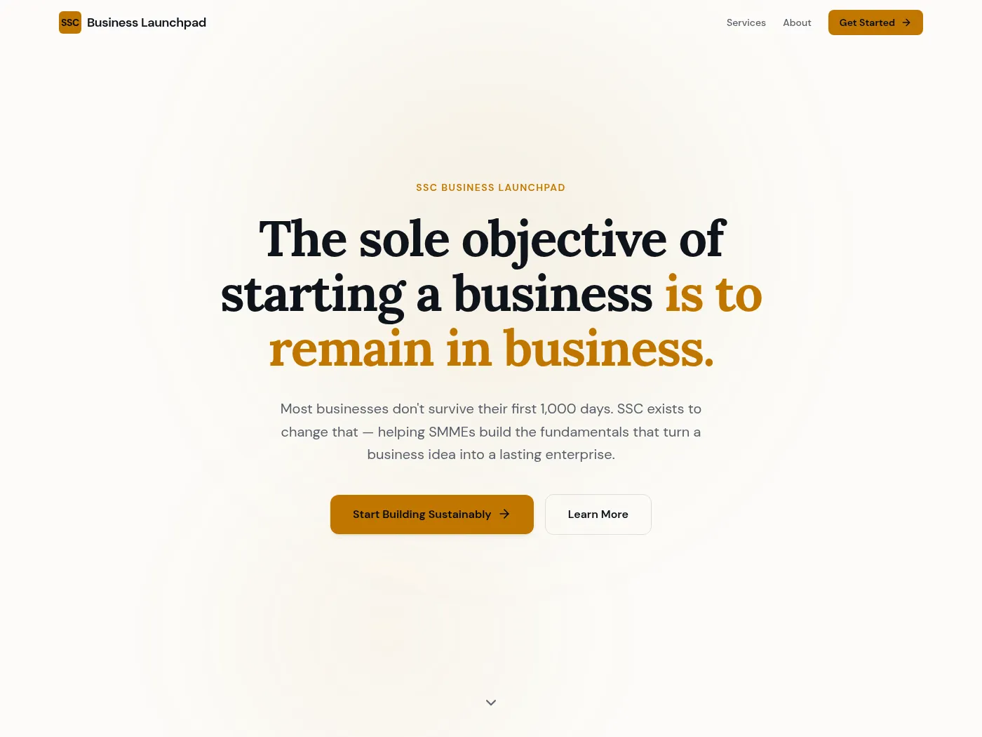 SSC Business Launchpad