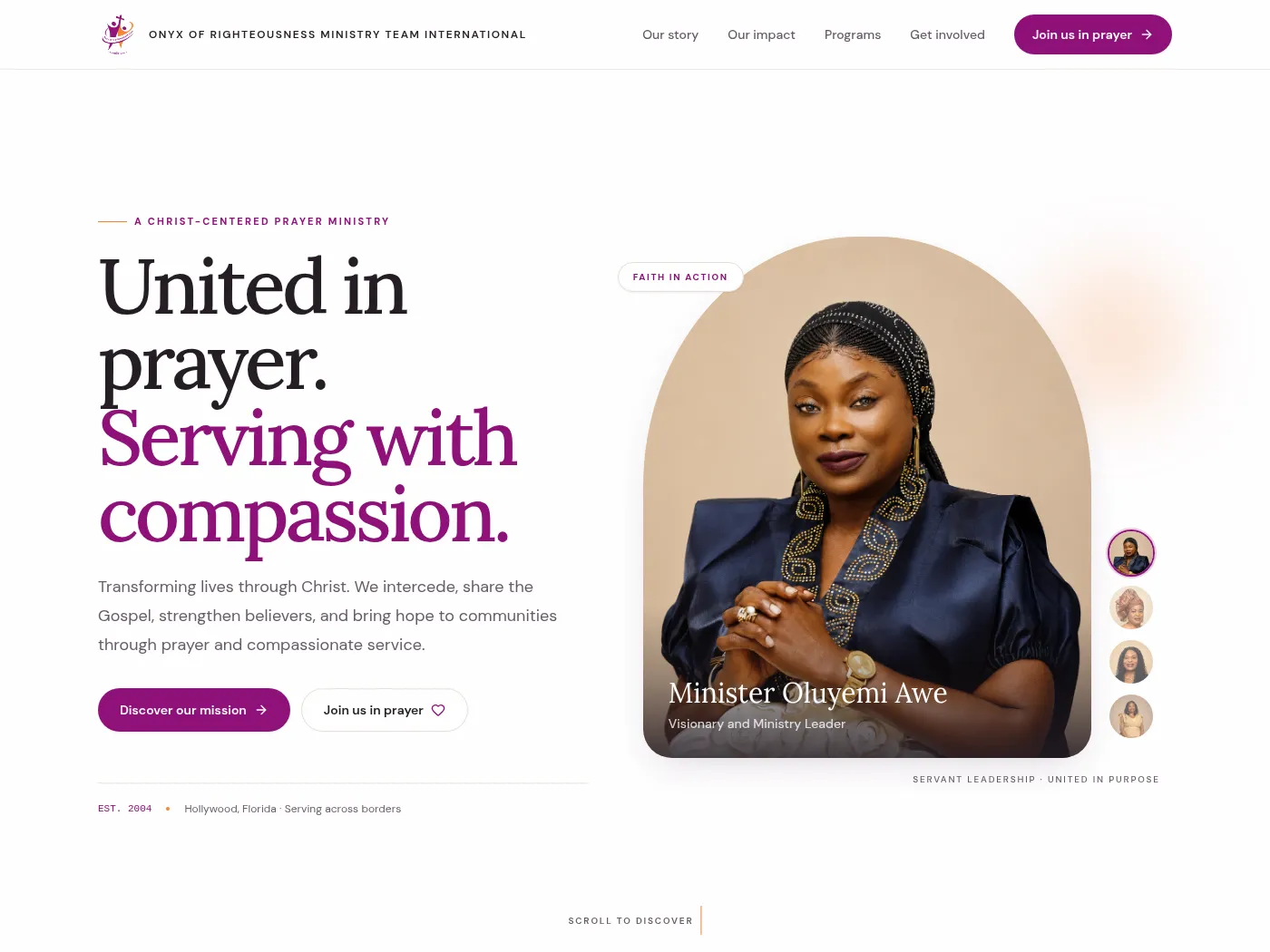 Onyx of Righteousness Website