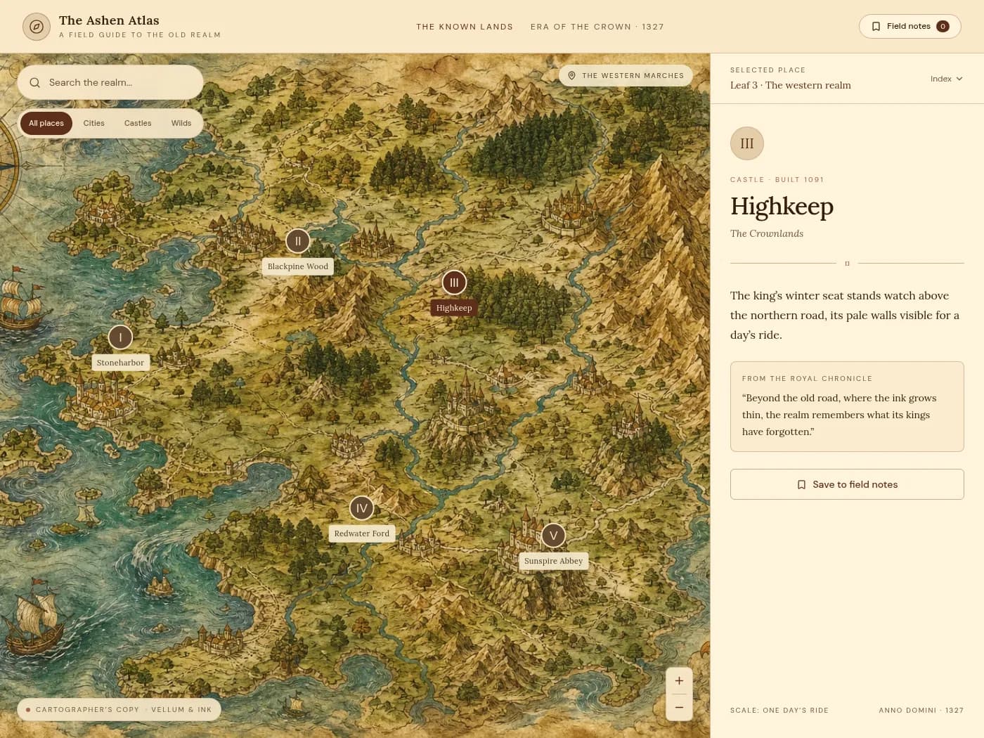 Medieval Map Explorer