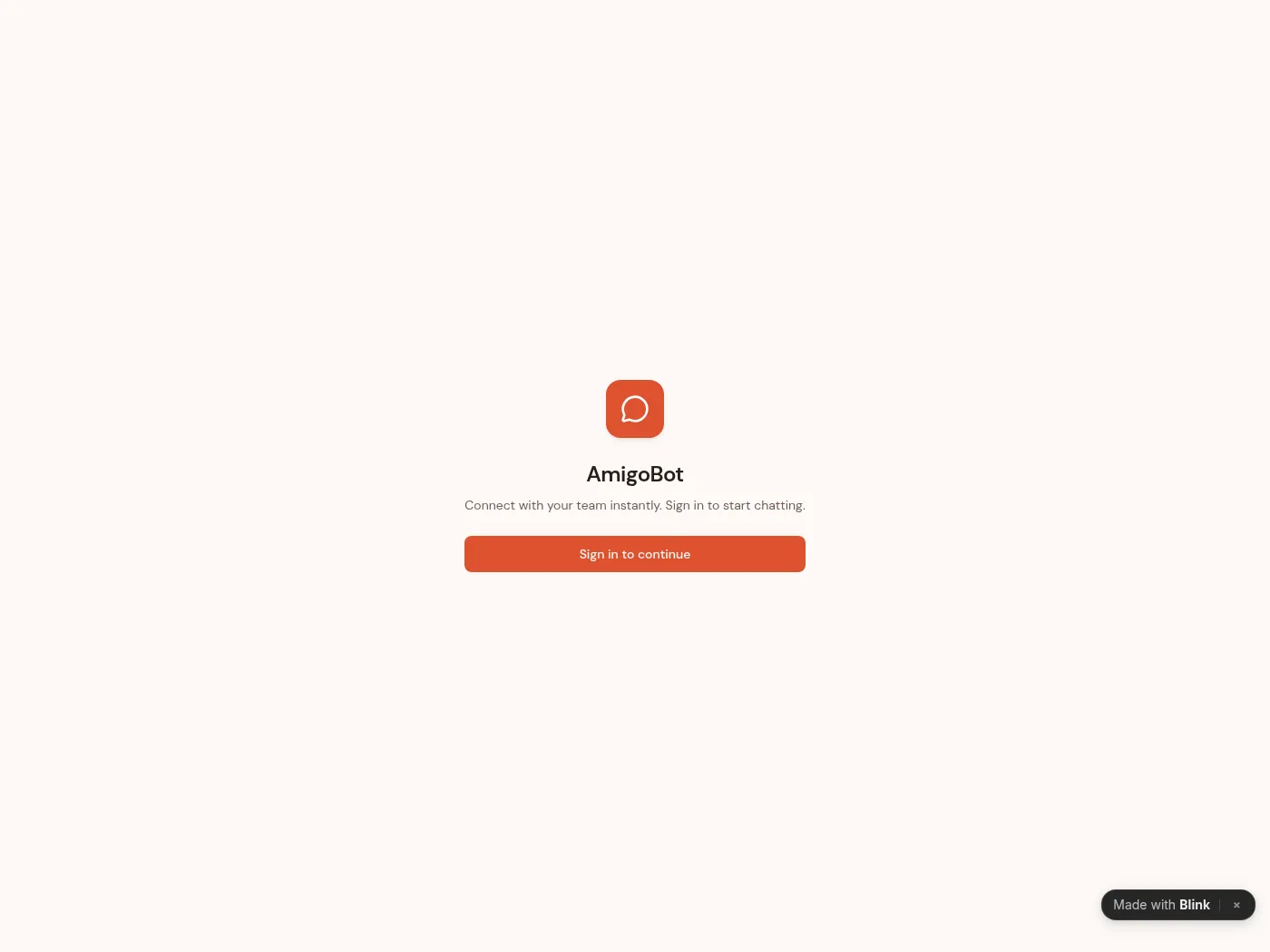AmigoBot Chat App