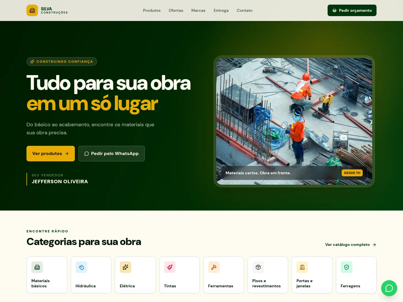 Silva Construções Catálogo