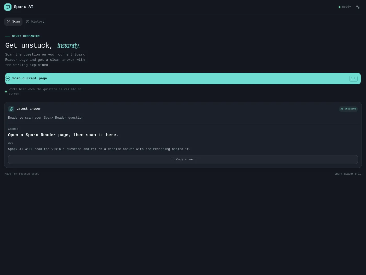 Sparx AI Study Assistant
