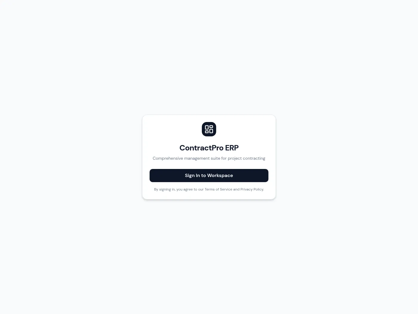 ContractPro ERP Suite