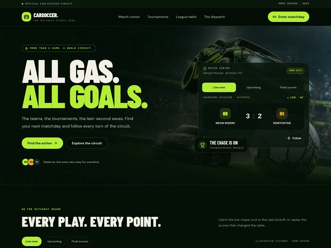 CarSoccer Portal