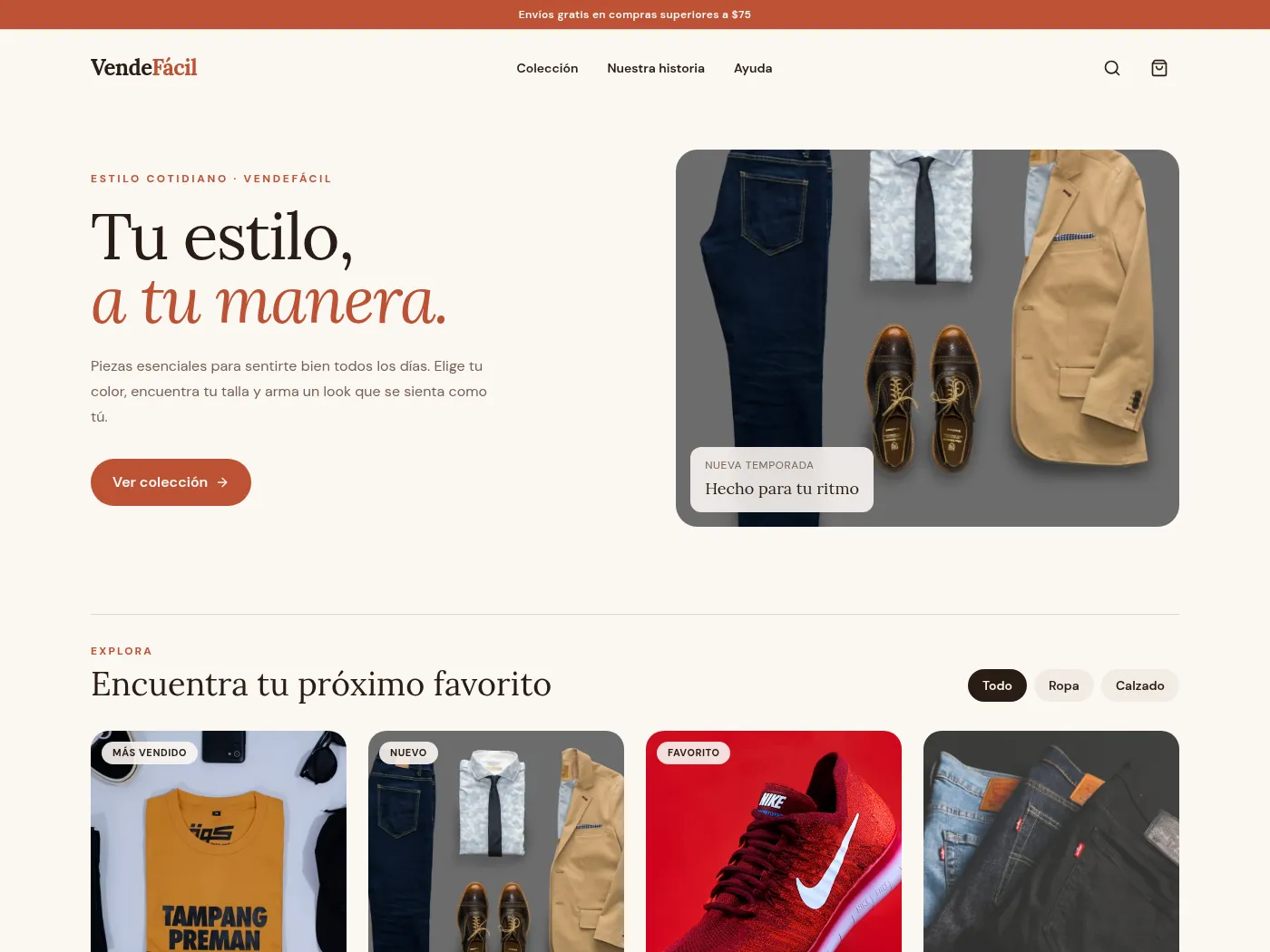 VendeFácil Online Shop