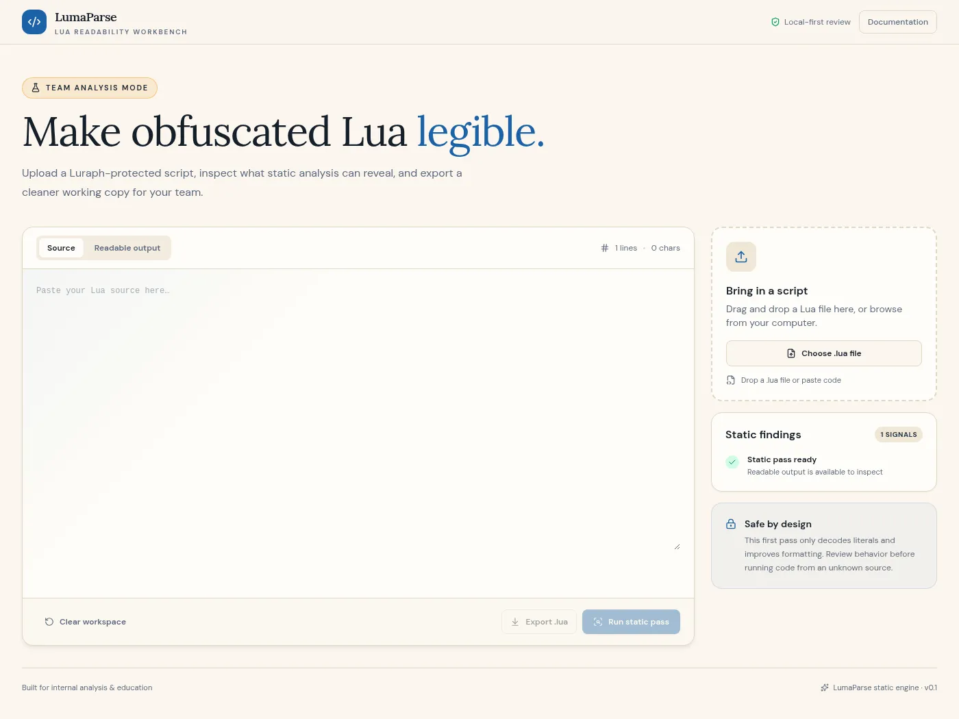 Luraph Deobfuscator Web