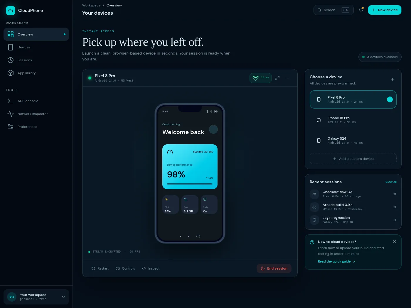 CloudPhone Access
