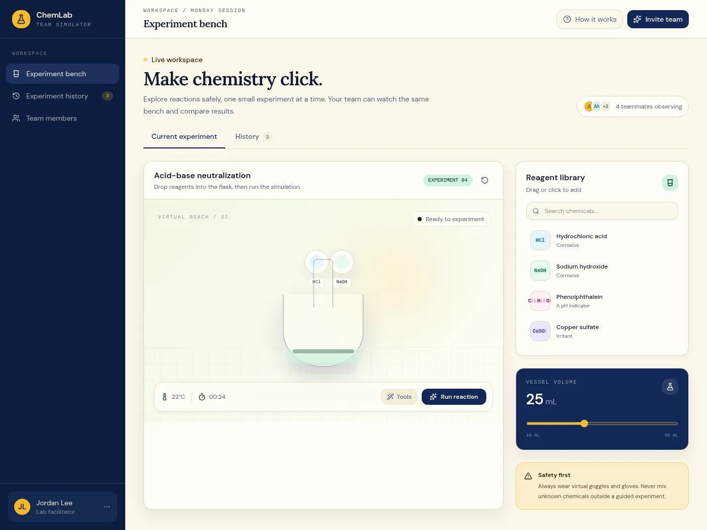 ChemLab Simulator