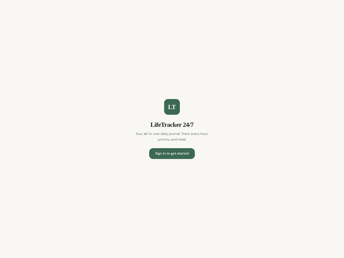 LifeTracker 24/7