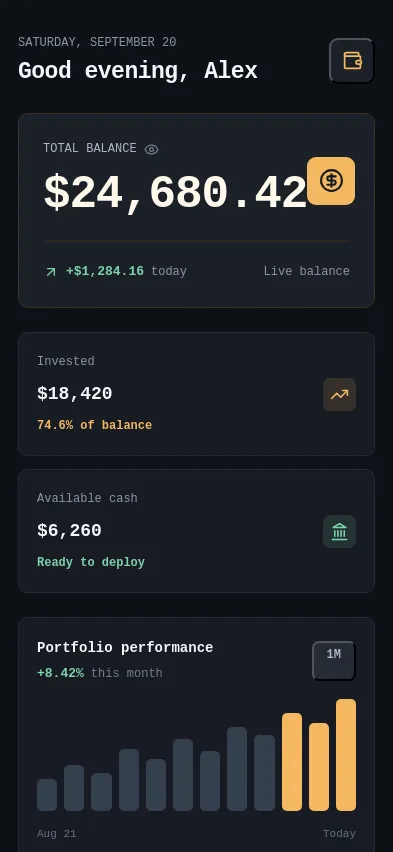 Trade & Wallet Manager