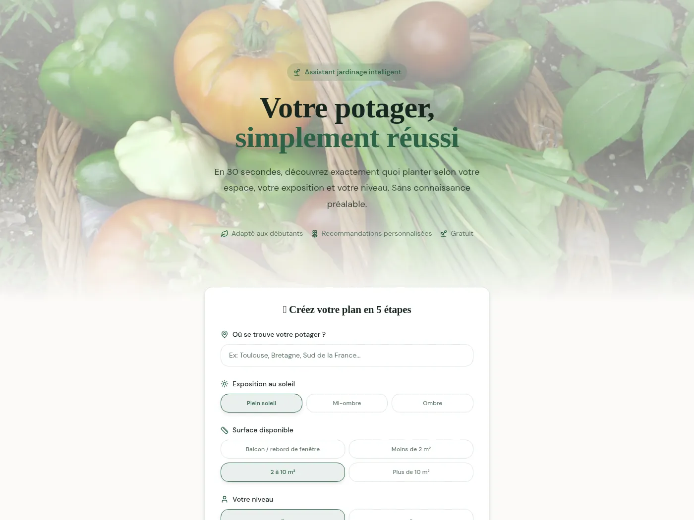 Mon Potager Assistant