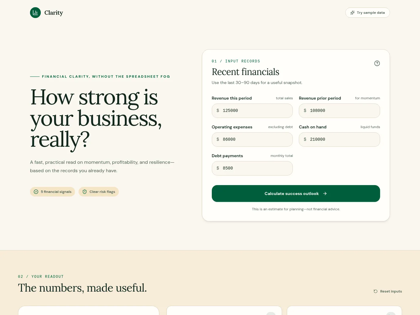 Biz Success Analyzer