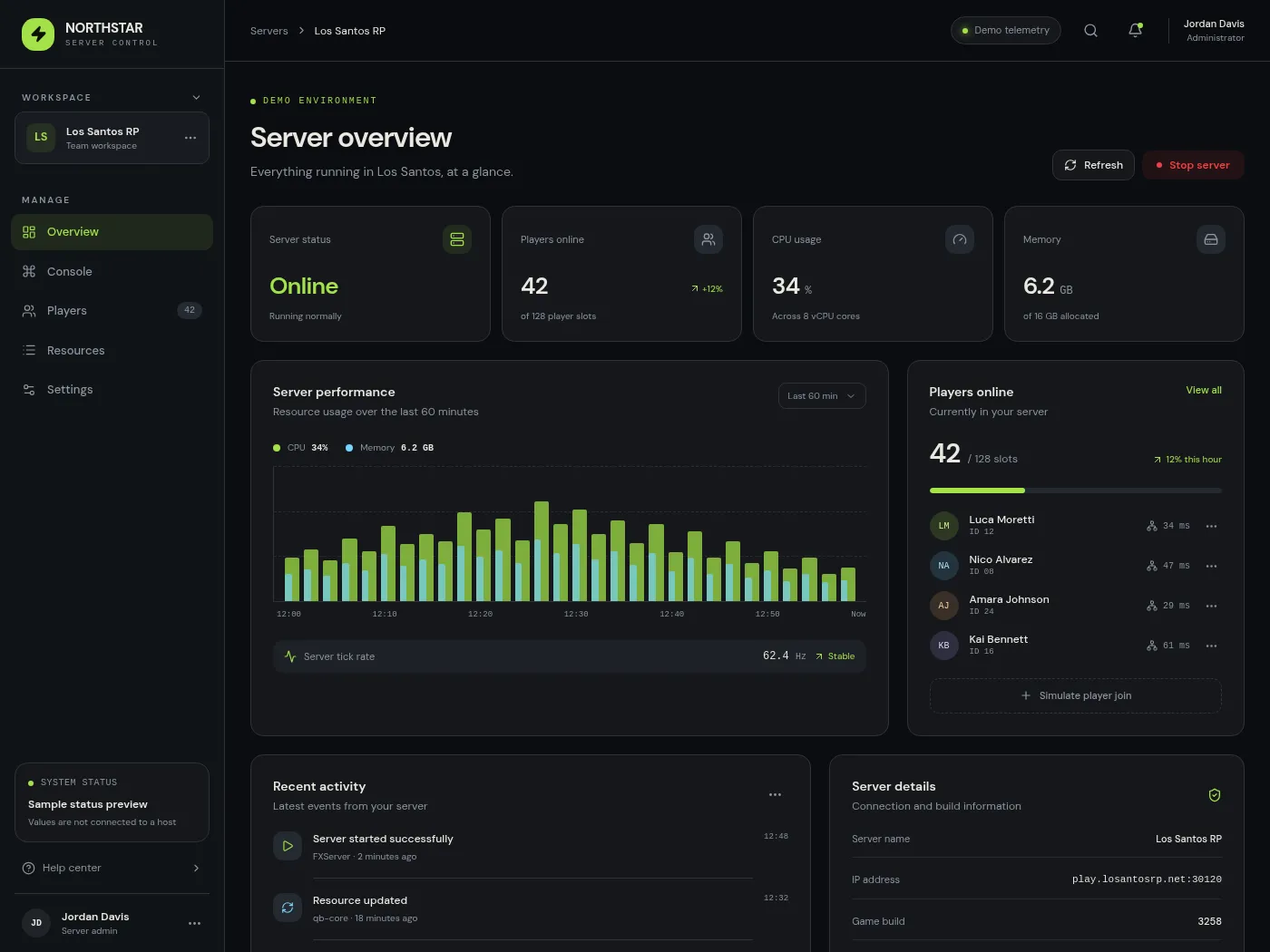FiveM Control Suite