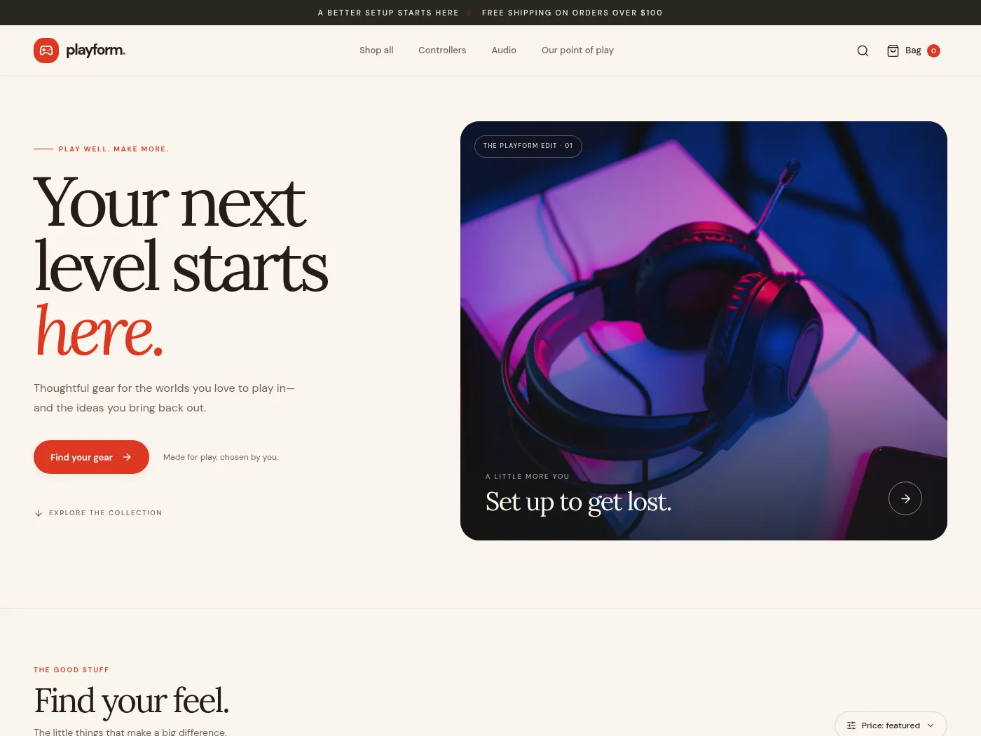 Adobe Game Gear Store