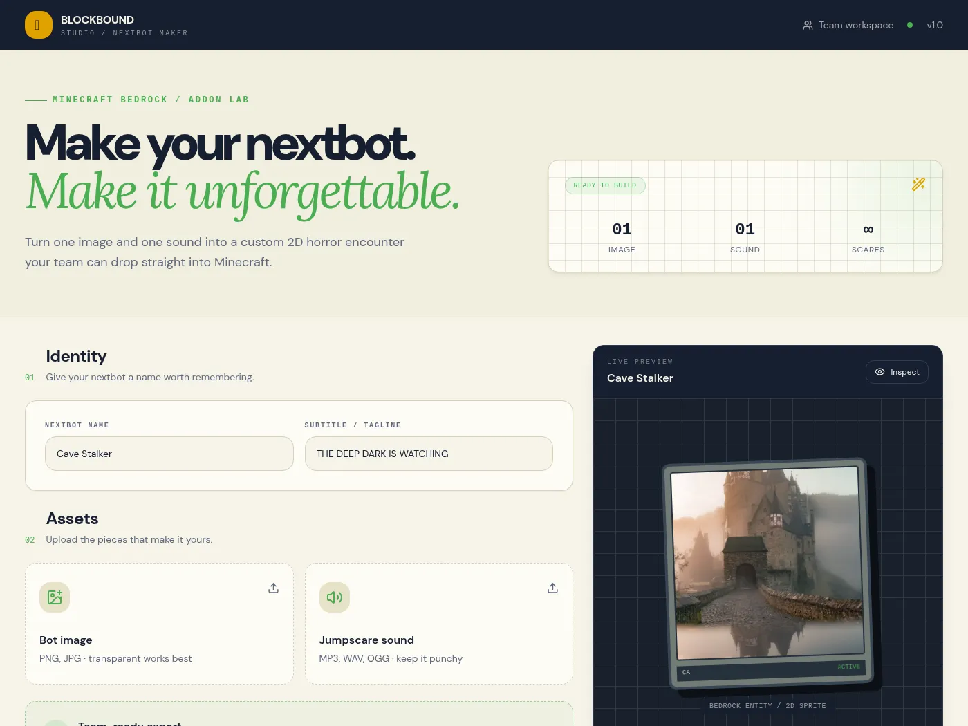 Nextbot Maker for Minecraft