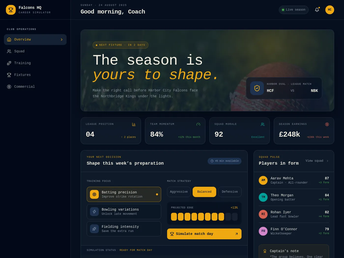 Cricket Pro Simulator