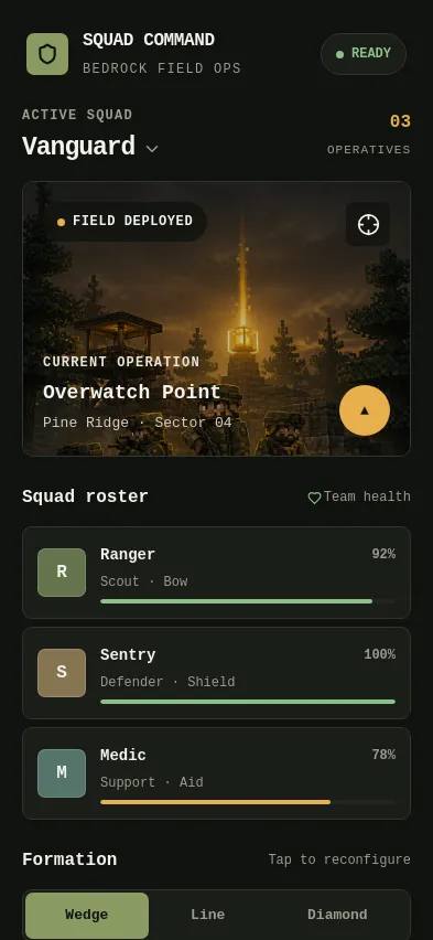 Squad Command MC Addon