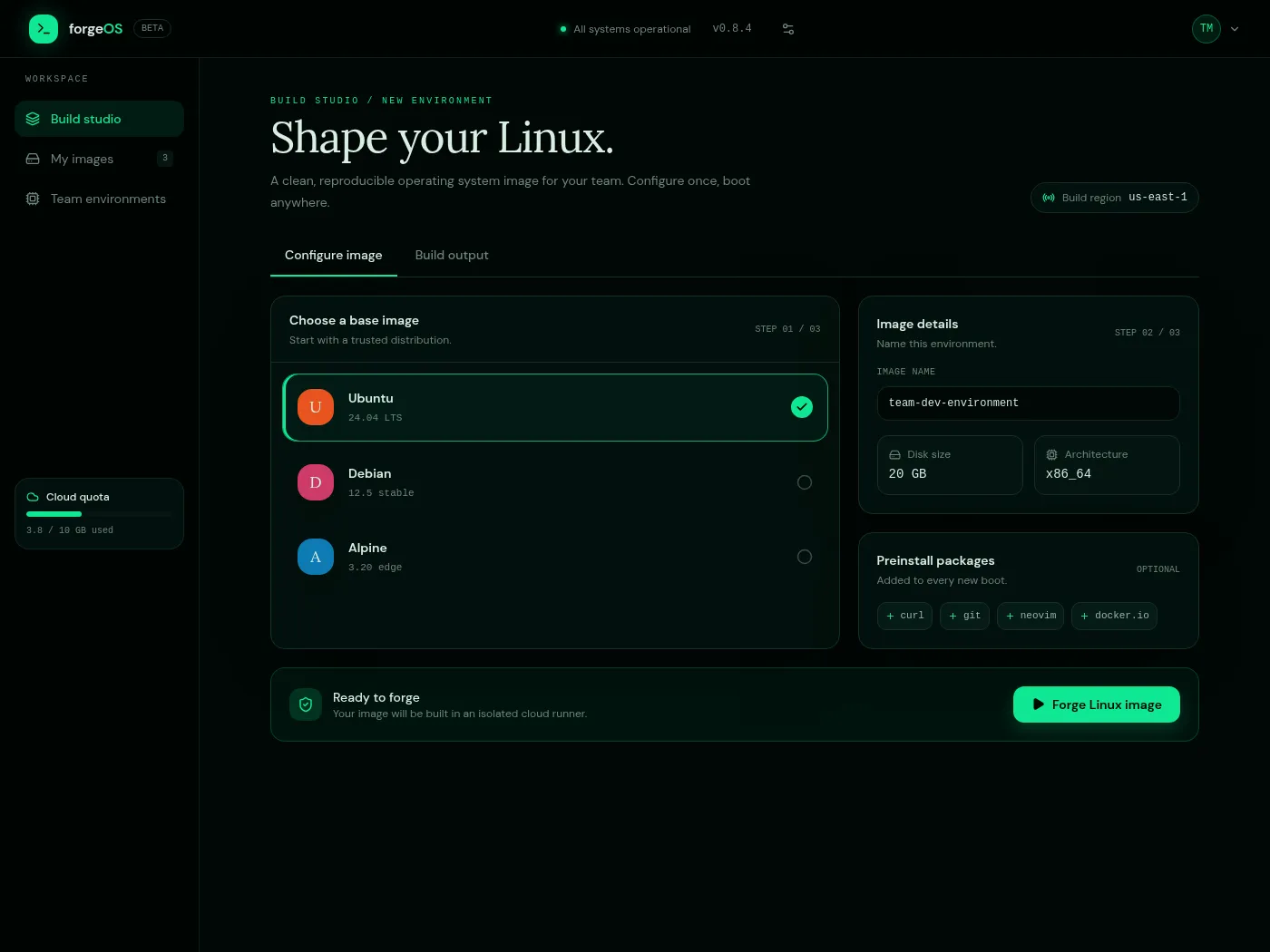 Cloud Linux Builder