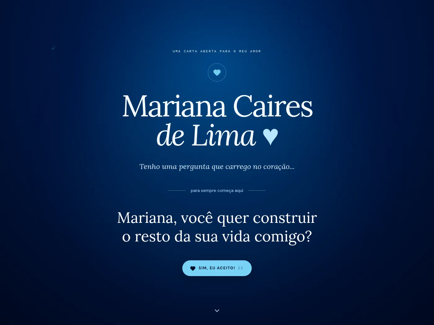 Mariana Proposal Experience