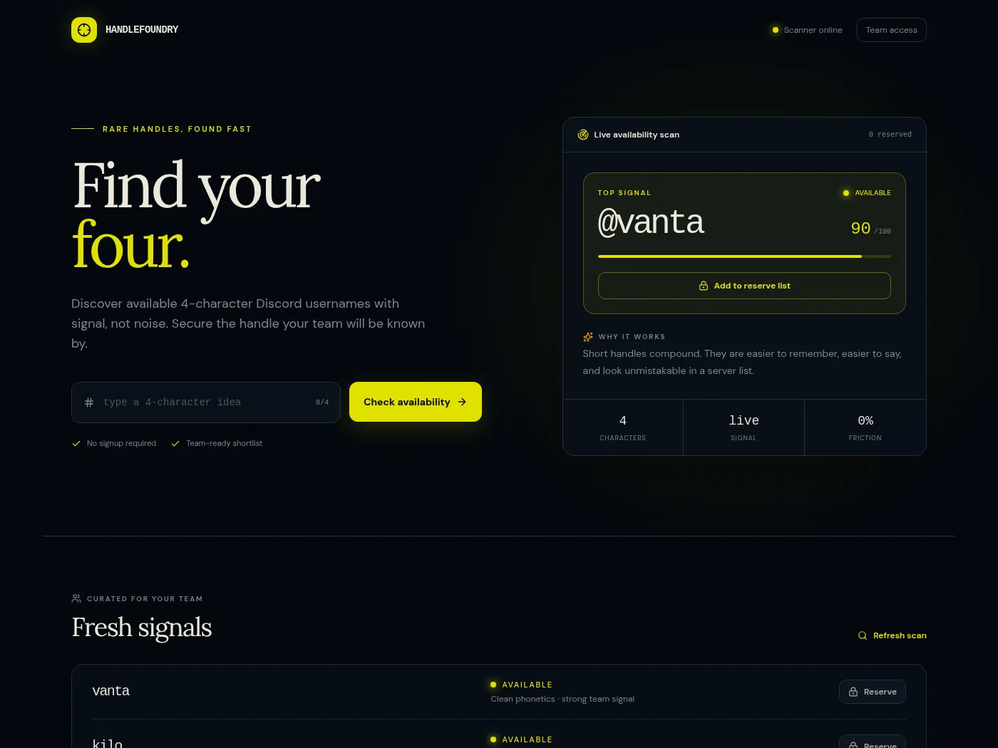 Discord Name Hunter