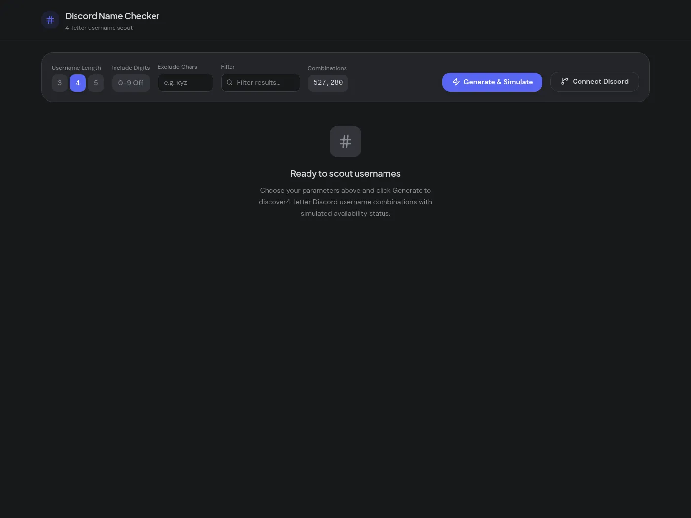 Discord Name Checker