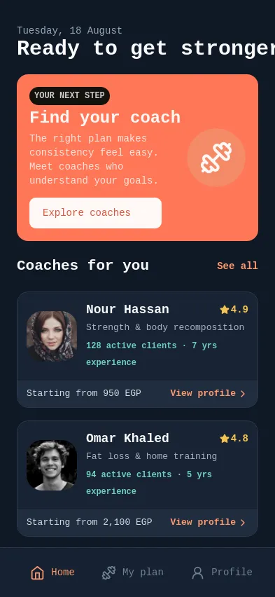 FitCoach Platform