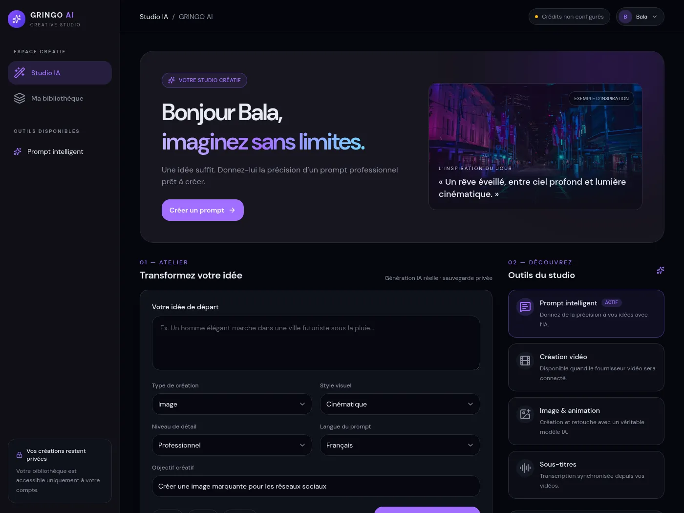 GRINGO AI Mobile Studio