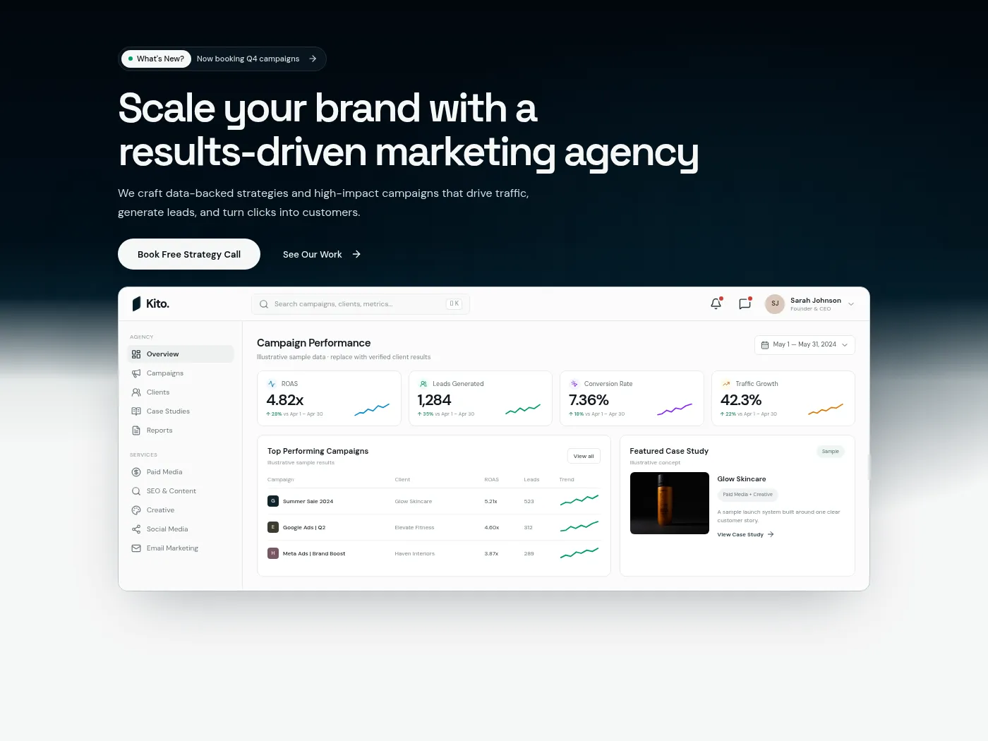 Agency Landing Pro