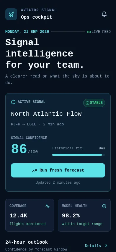 Aviator Signal Forecaster
