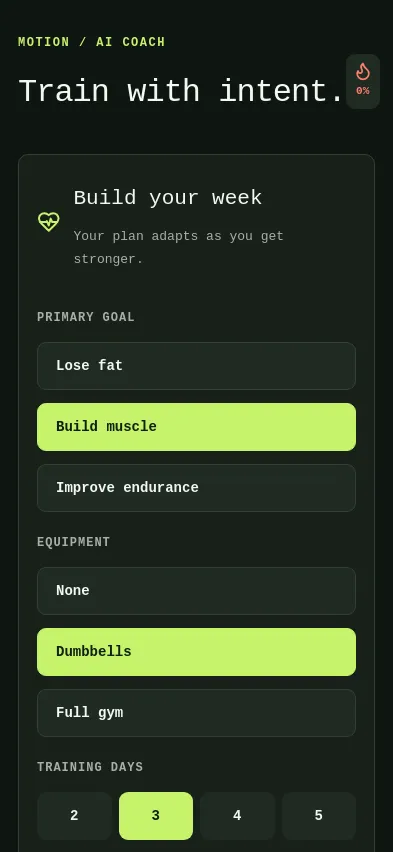 AI Workout Coach