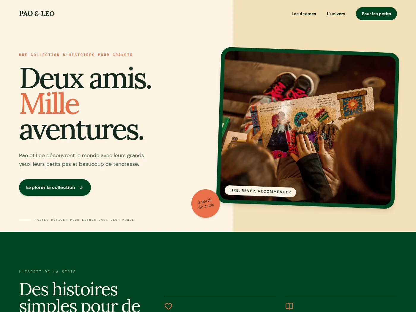PAO & LEO Kids Book Site