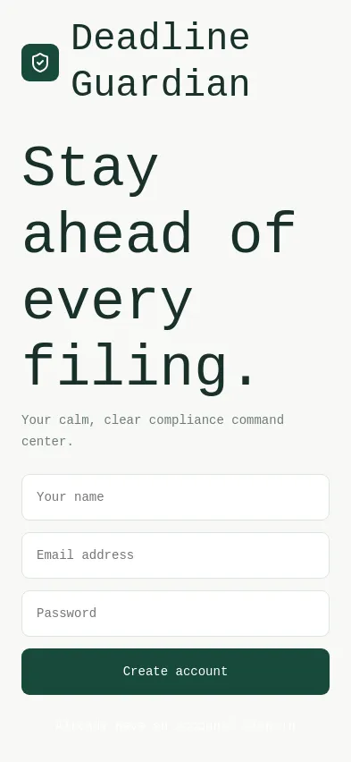 Deadline Guardian