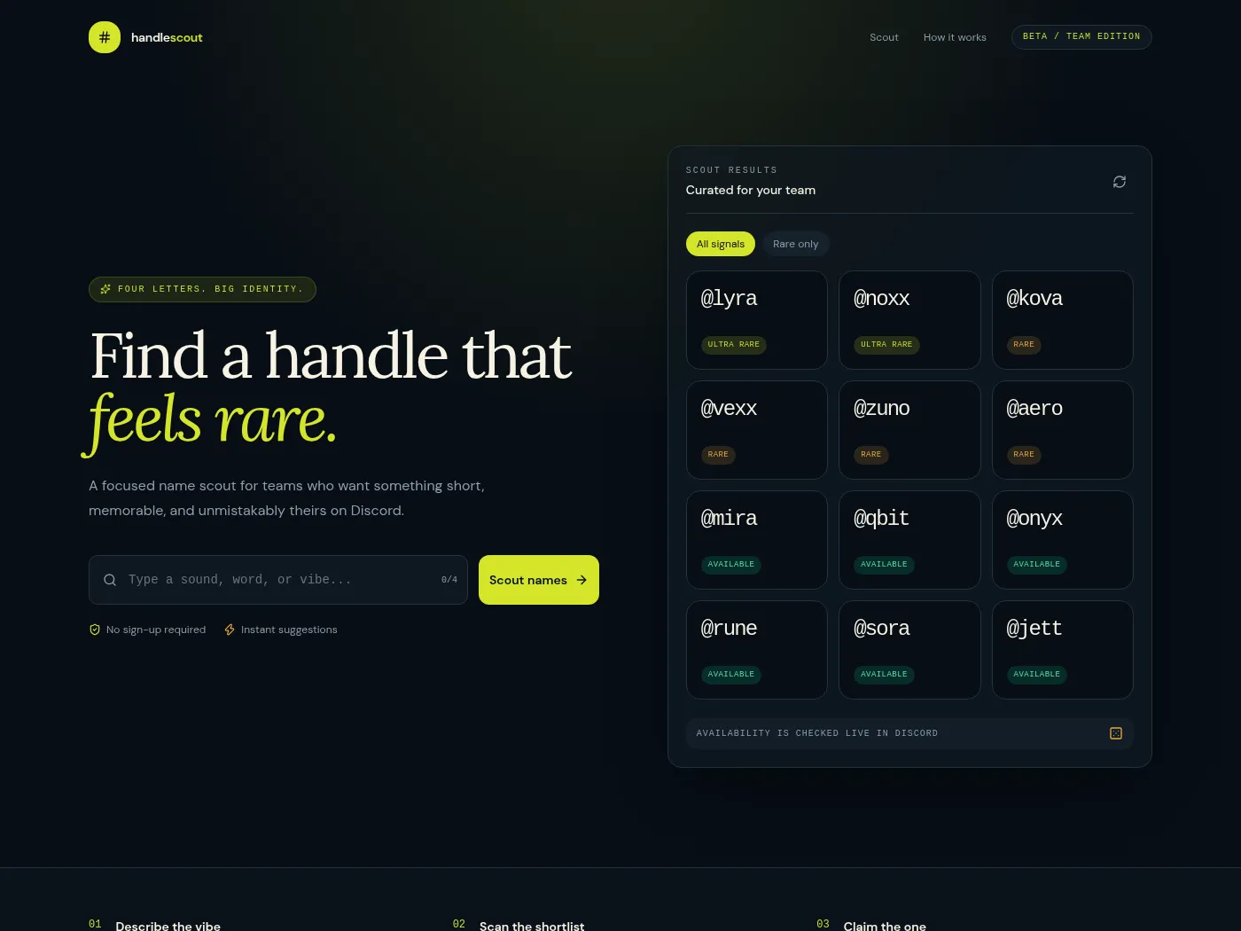 Discord Name Finder