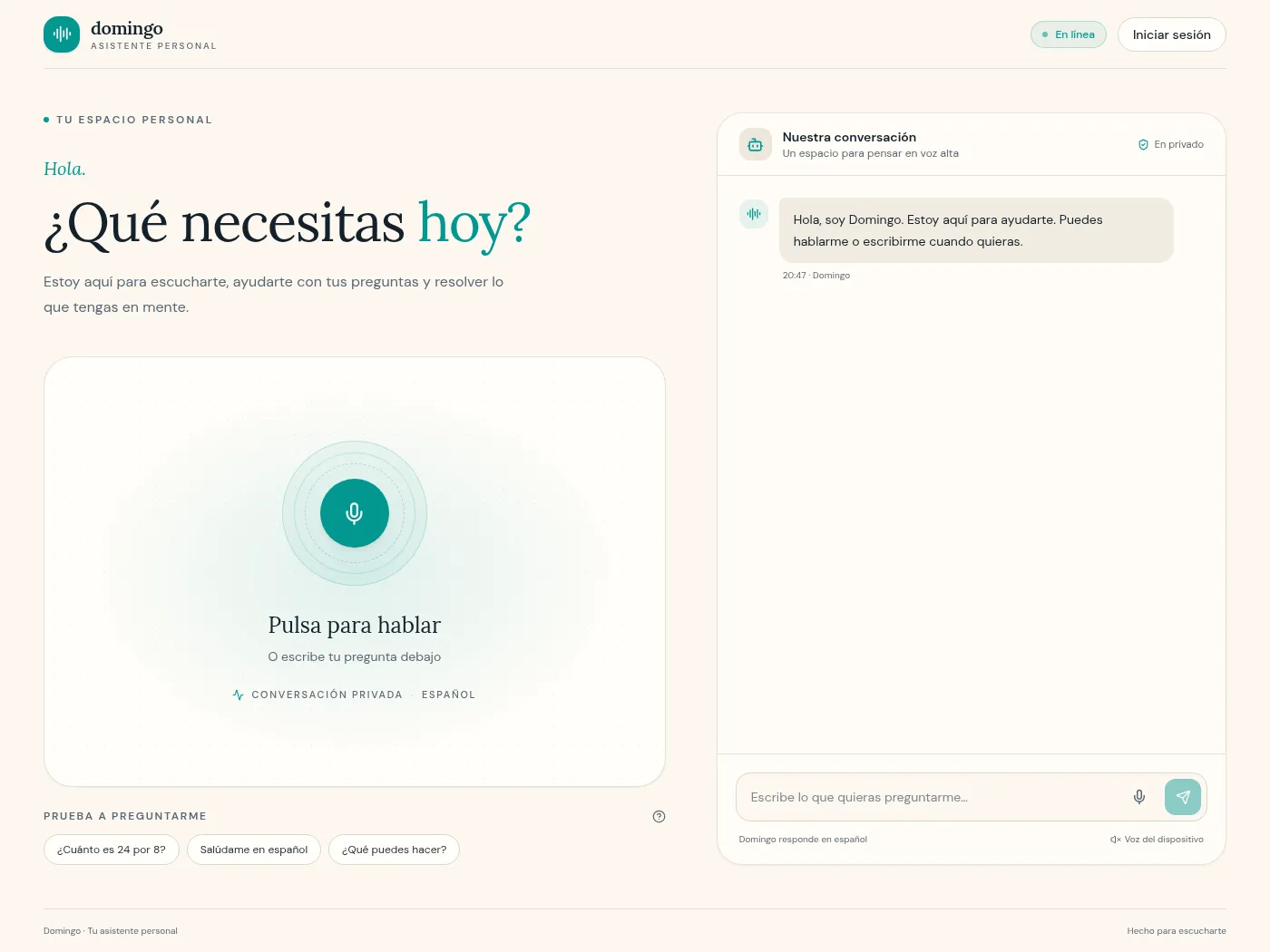 Domingo AI Assistant
