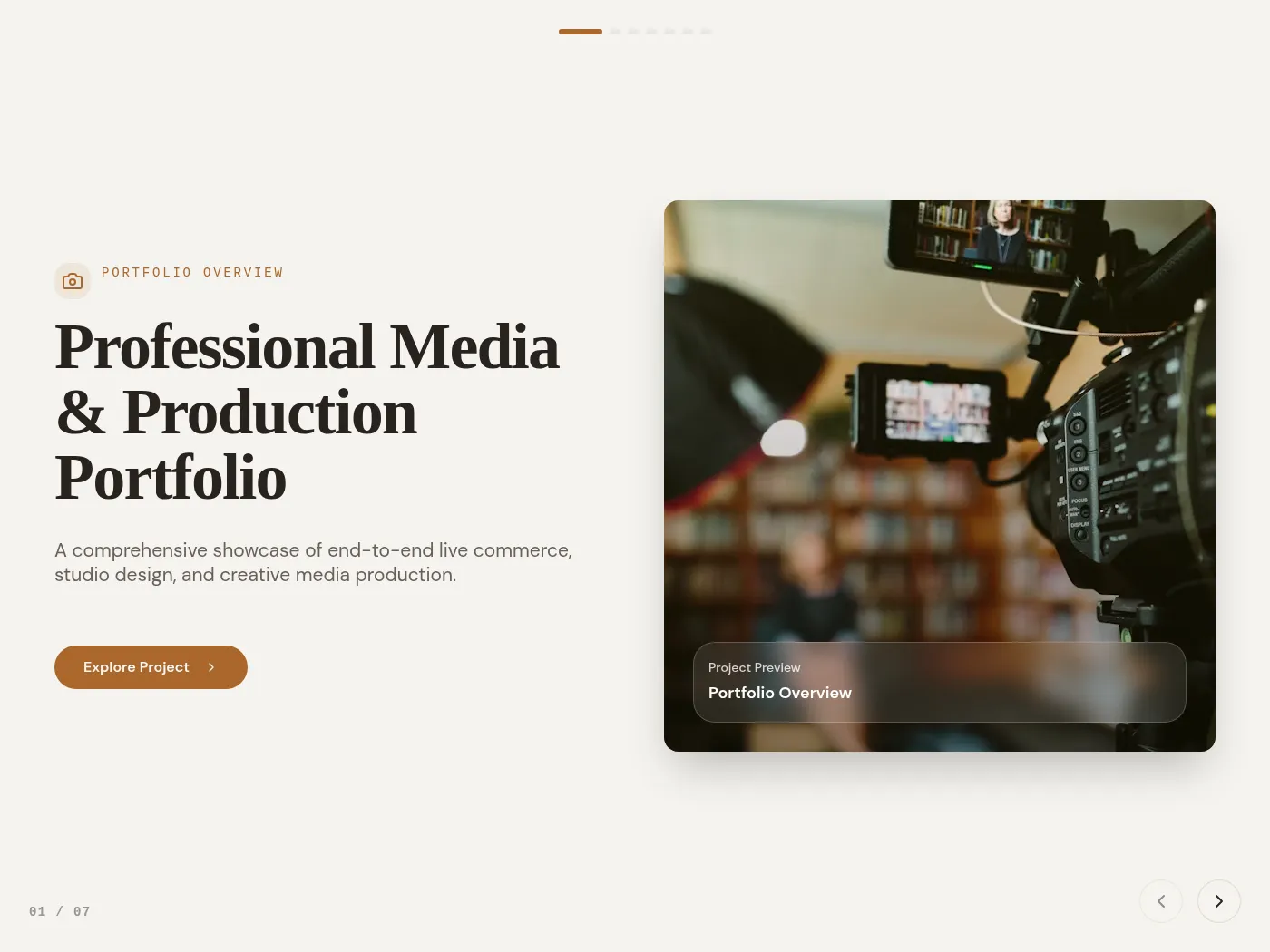 Personalized Portfolio Deck