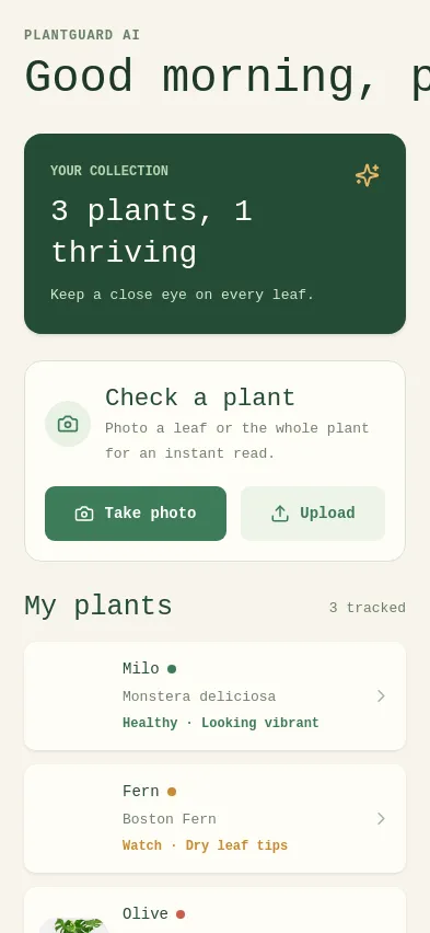 PlantGuard AI Mobile