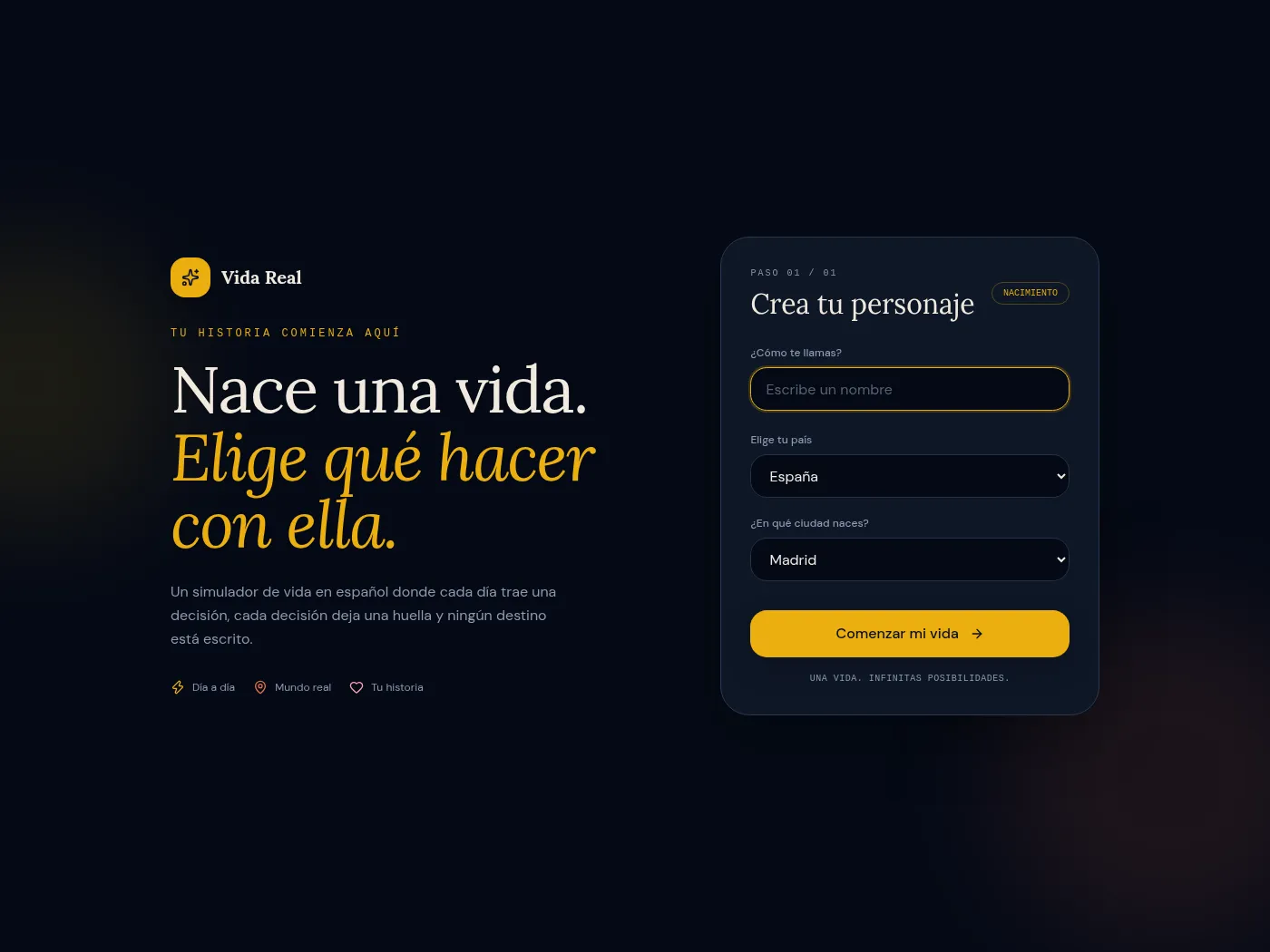 Vida Real Simulator