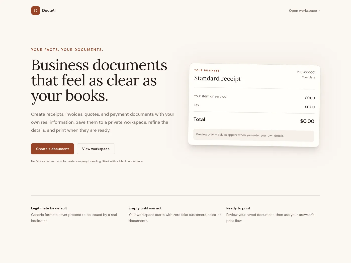 DocuAI Receipts Suite