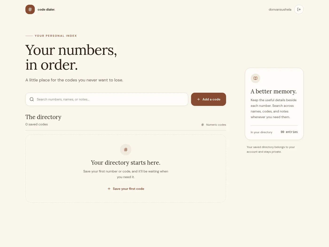 Code Dialer