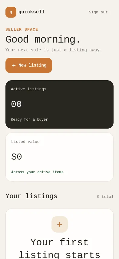 QuickSell Mobile