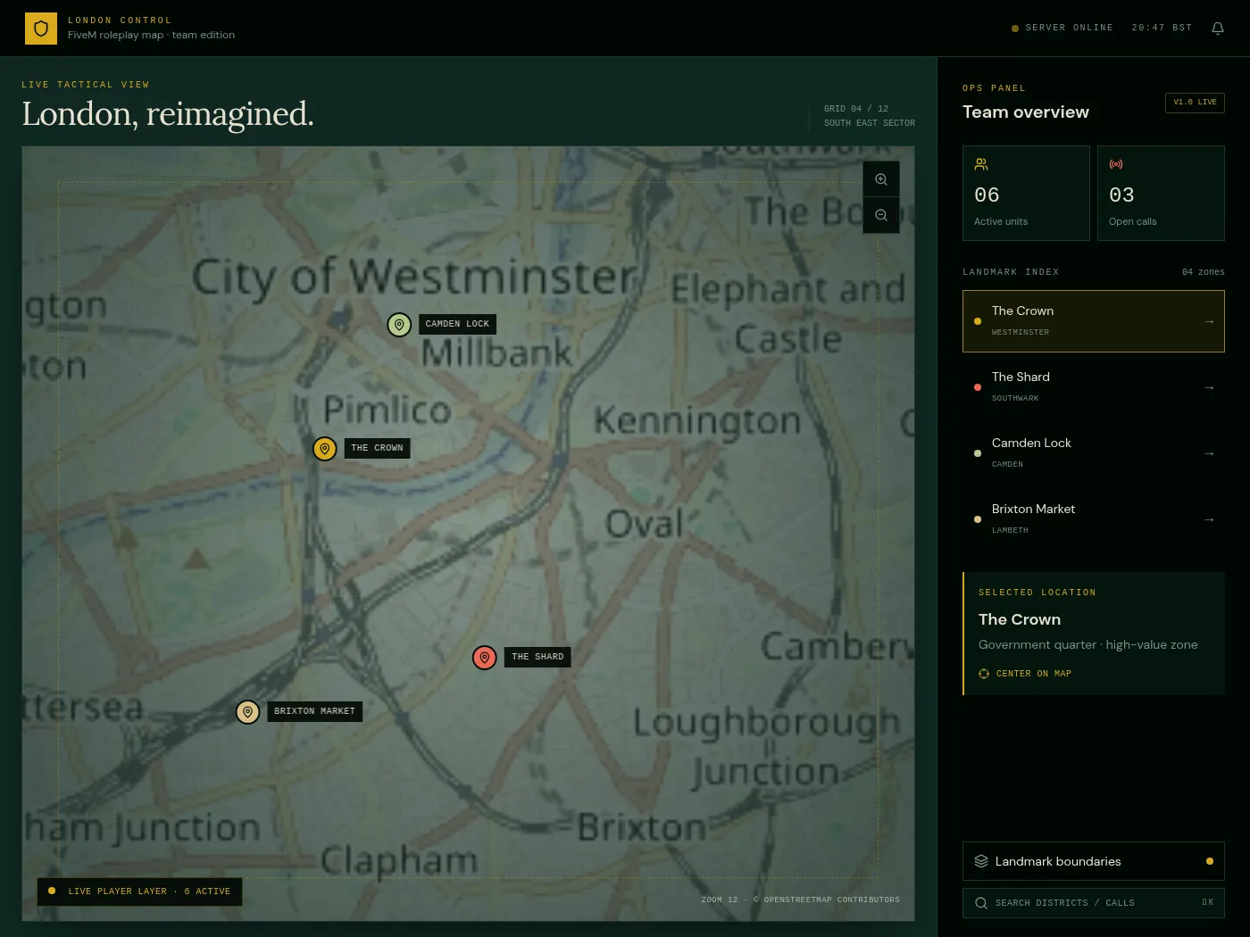 London FiveM Mini Map
