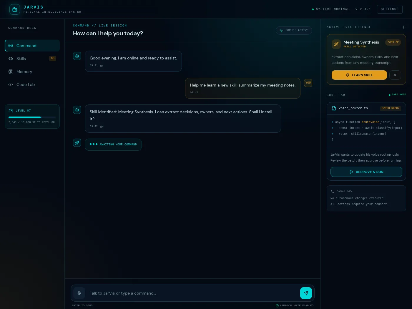 JarVis AI Companion