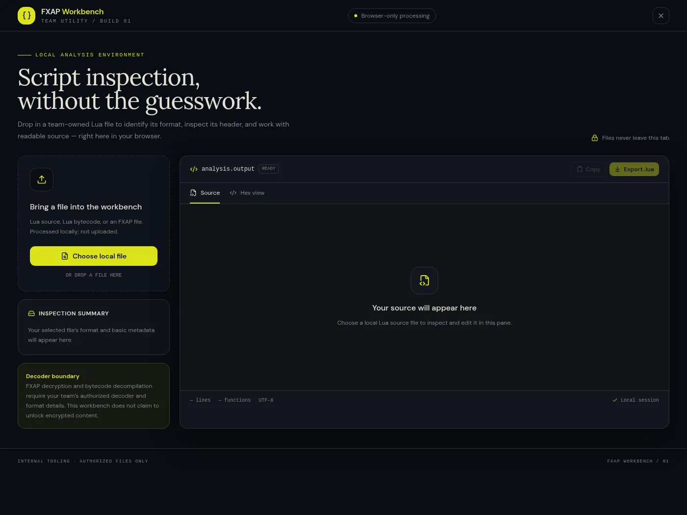 FXAP Bytecode Toolkit