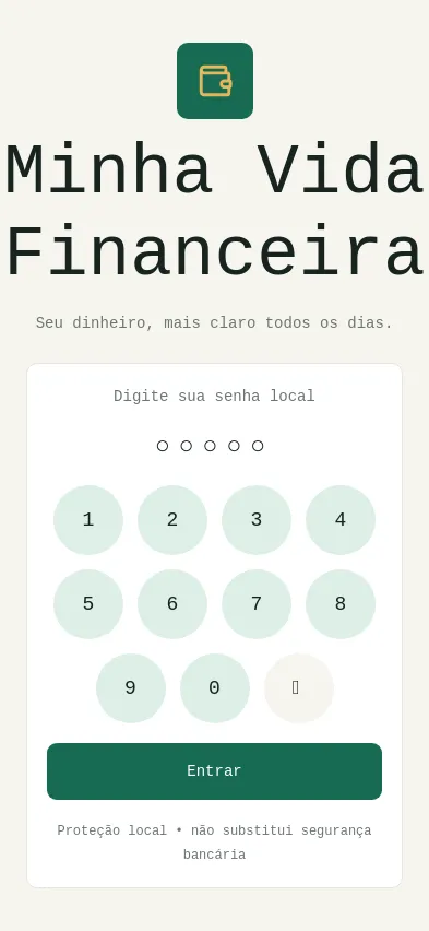 Minha Vida Financeira