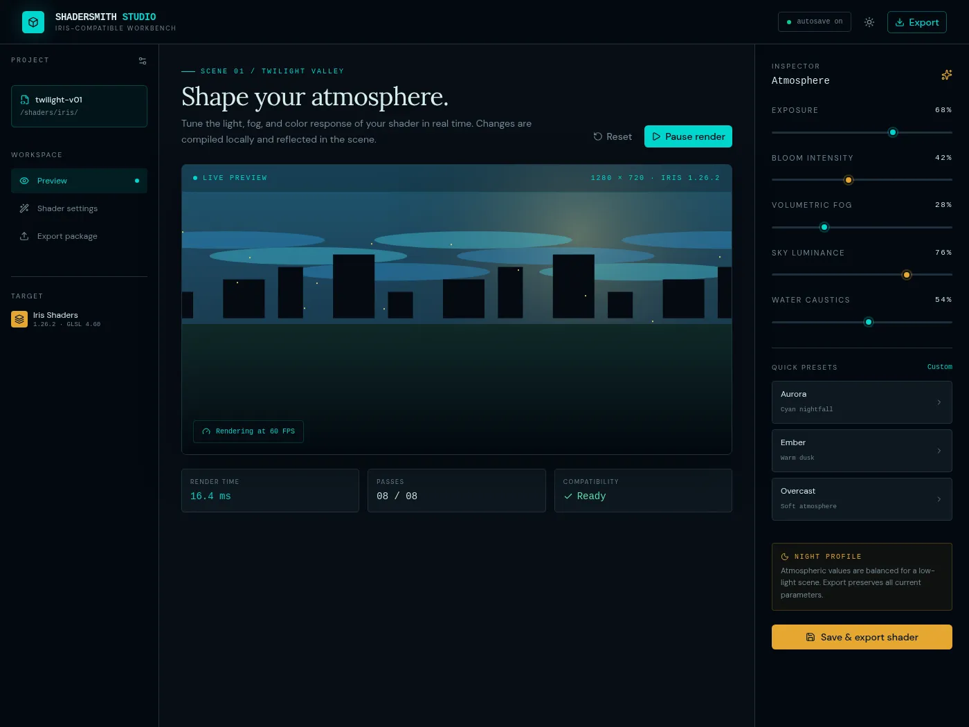 ShaderSmith Studio