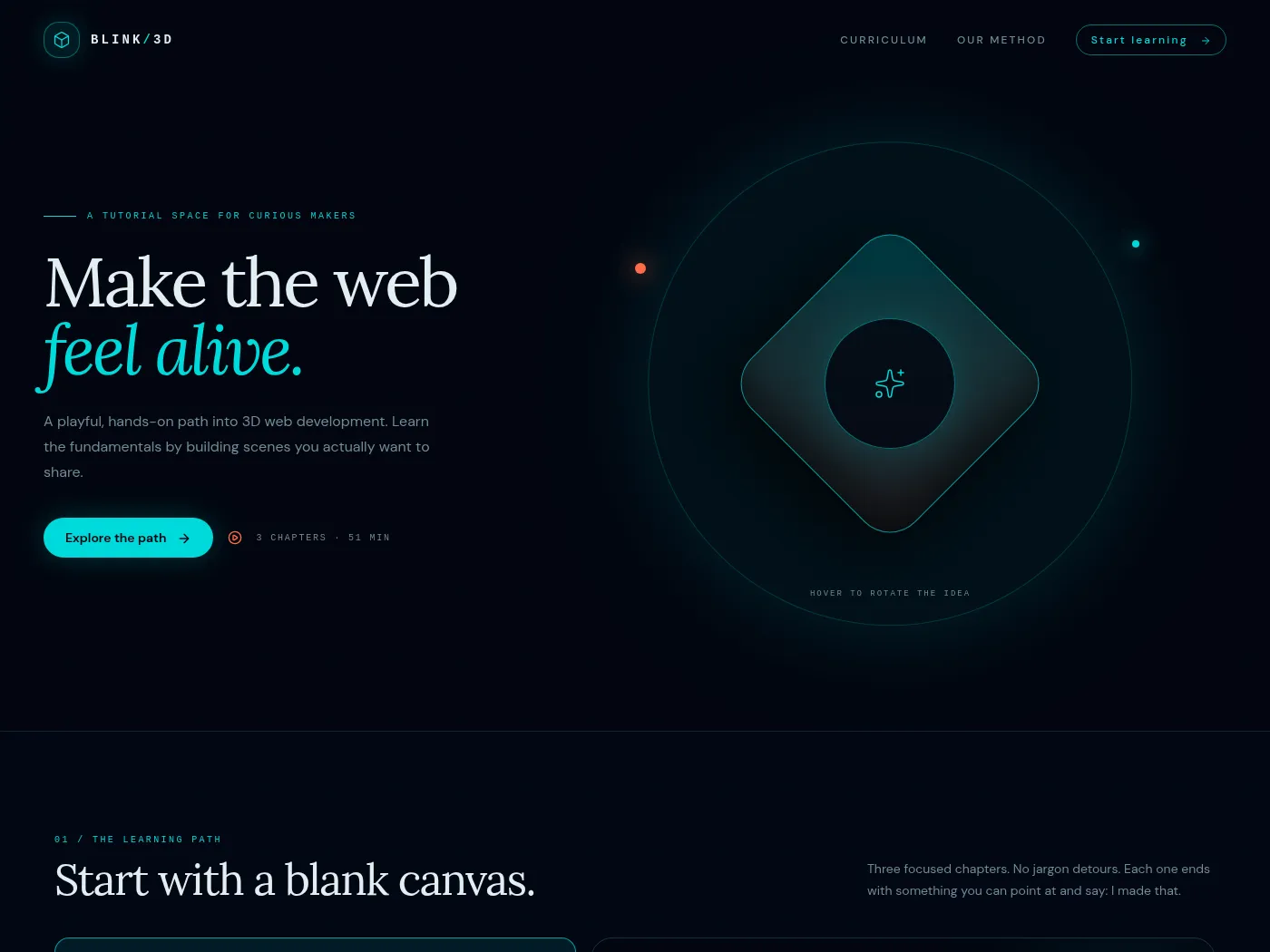 Blink 3D Tutorial Hub