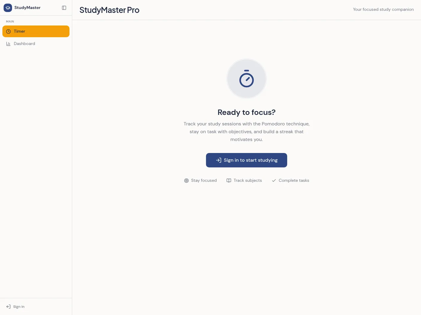 StudyMaster Pro